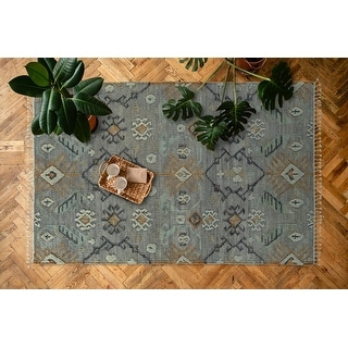 Alejandra Slate Handloomed Jute and Wool Blend Area Rug - Bed Bath ...