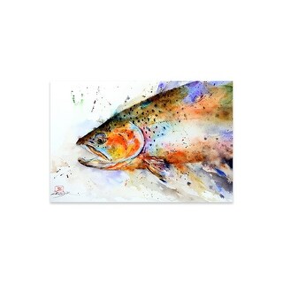 Fish (Multi-Color) Print On Acrylic Glass by Dean Crouser - Bed Bath ...