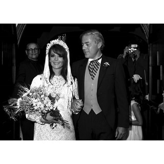Natalie Wood and Richard Gregson wedding Photo Print - Bed Bath ...