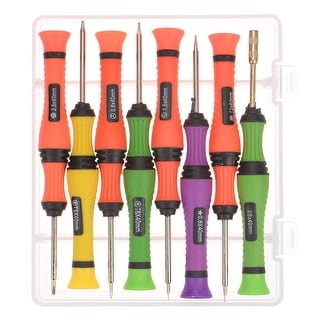 8pcs Precision Screwdriver Set Swivel Lid Non-slip Handle for ...