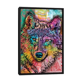 iCanvas "Wolf Lens Eye" by Dean Russo Framed - Bed Bath & Beyond - 37081553