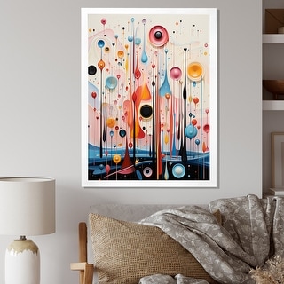 Designart "Crystalline Consciousness Retro Pastel I" Abstract Shapes ...
