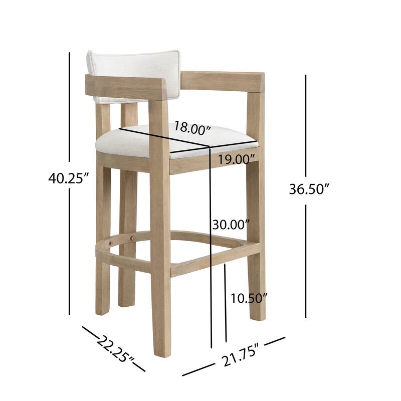 Maribel Upholstered Counter Stools Bar Stools (Set of 2) by Christopher ...