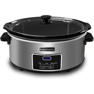 Homecookin 6-Quart Digital Oval Slow Cooker - Bed Bath & Beyond - 32651137