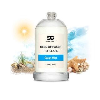 DANIELLA'S CANDLES Reed Diffuser Refill Oil - Ocean Mist - 100ml/3.4oz ...
