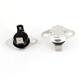 250V 10A 75C 167F NC Temperature Control Switch Thermostat 2 Pcs ...