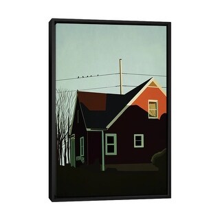 iCanvas "The Corner House" by Roberta Murray Framed - Bed Bath & Beyond ...