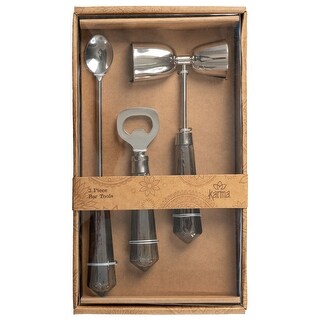 Karma Harper Glass Bar Tools - Bed Bath & Beyond - 39459696
