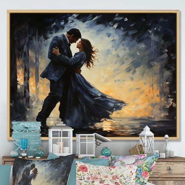 dancing couple wall art