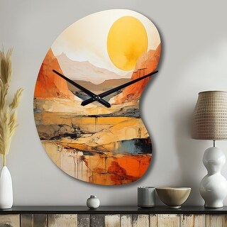 Bold Landscape Canyon Desert VII - Canyon Large Wall Clocks ...