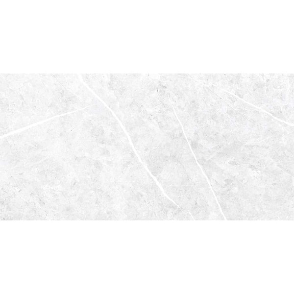 The Tile Life Opera 12" x 24" White Matte Porcelain Floor and Wall Tile ...