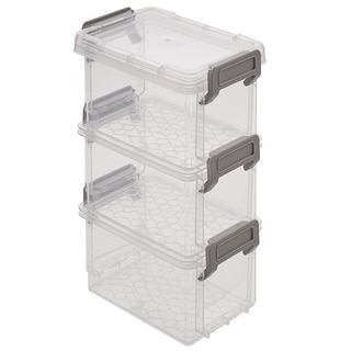 Simplify 4 Pack 12oz Stackable Storage Boxes - Bed Bath & Beyond - 41490874