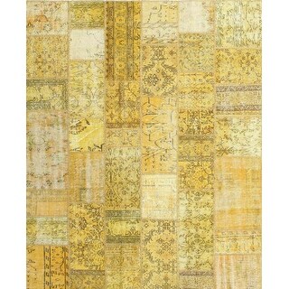 Ahgly Company Machine Washable Contemporary Yellow Area Rugs - Bed Bath ...