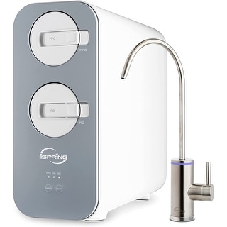 iSpring Under Sink Reverse Osmosis Tankless Water Filtration System,800 ...