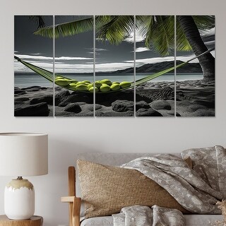 Designart "Hawaii Island Dreams" Nautical & Beach Multipanel Canvas Art ...