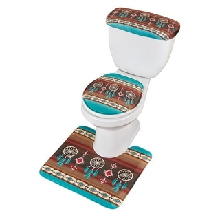 Southwest Dreamcatcher Commode Set - 22.5 x 0.13 x 9.75 - Bed Bath ...