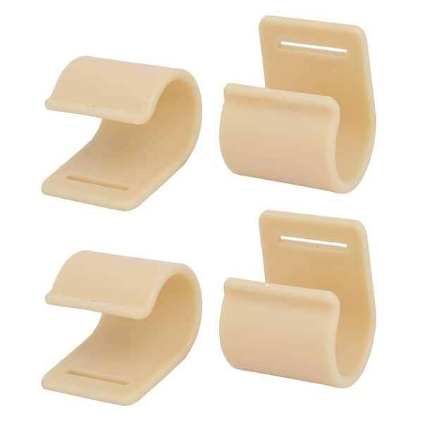 3cm Dia Plastic U-Shaped Cradle Buckle Hook Crib Accessories 4pcs ...