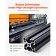 UIMOSO 4PCS T Slot 4040 Aluminum Extrusion Profile, European Standard ...