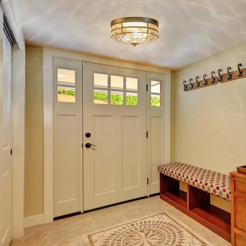 Rella Modern Gold Flush Mount Glass Water Ripple Full Ceiling Lights ...