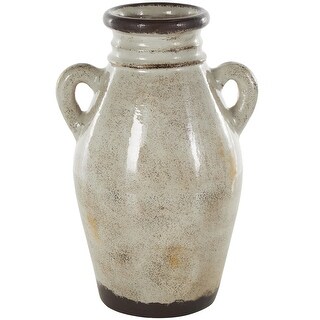 Ceramic Antique Amphora Decorative Vase with Speckled Texturing and ...