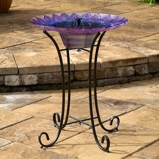 Bell Flower Solar Birdbath - Bed Bath & Beyond - 37397001