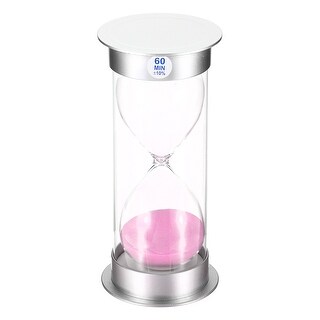 60 Minute Sand Timer, Sandy Clock Count Down Sand Glass, Pink Sands ...