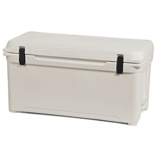 Engel Coolers 76 Quart 96 Can Performance Roto Molded Cooler, White ...