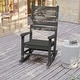 Classic Commercial Grade Outdoor All-Weather HDPE Rocking Chair - Bed ...