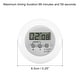 Round Digital Timer, Count Down UP Clock with Magnetic, Big LCD Display ...