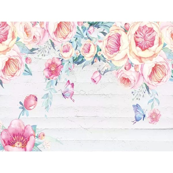 old flower wallpaper pattern