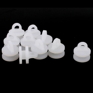 10pcs Plastic Window Curtain Track Carrier Slide Wheels Rollers White ...