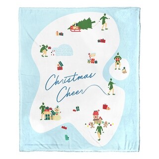 Warner Brothers Elf Christmas Cheer Silk Touch Throw Blanket - Bed Bath ...