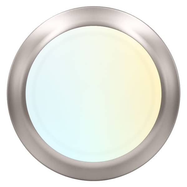 Luxrite 6 Inch LED Disk Lights, Dimmable, 5CCT 2700K-5000K, 12.5W ...