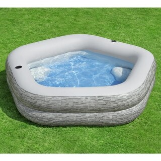 7'x 6'9" x 21" Family Inflatable Kiddie Pool - Bed Bath & Beyond - 38239581