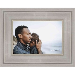 19x27 Contemporary Silver Complete Wood Picture Frame with UV Acrylic ...