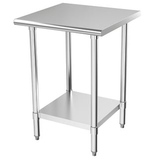 Kleensteel NSF Certified Heavy-Duty Stainless Steel Prep Table ...