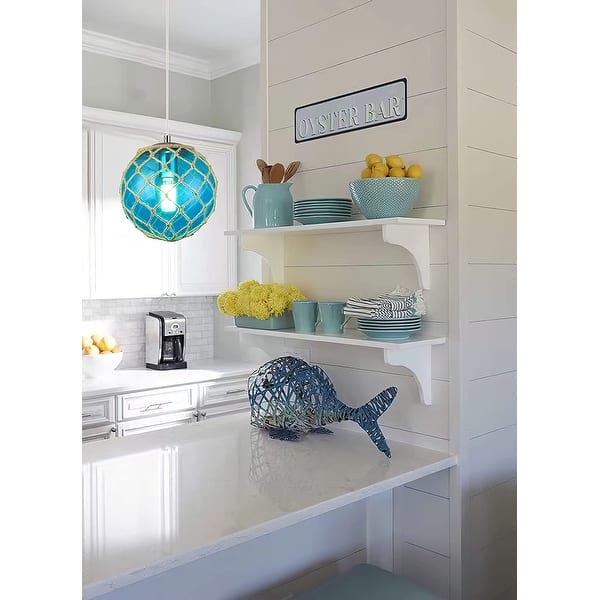 turquoise light pull