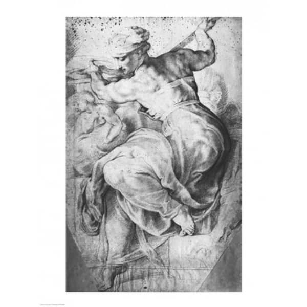 The Libyan Sibyl After Michangelo Buonarroti Poster Print By Peter Paul ...