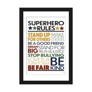iCanvas "Superhero Rules" by Susan Ball - Bed Bath & Beyond - 37411829