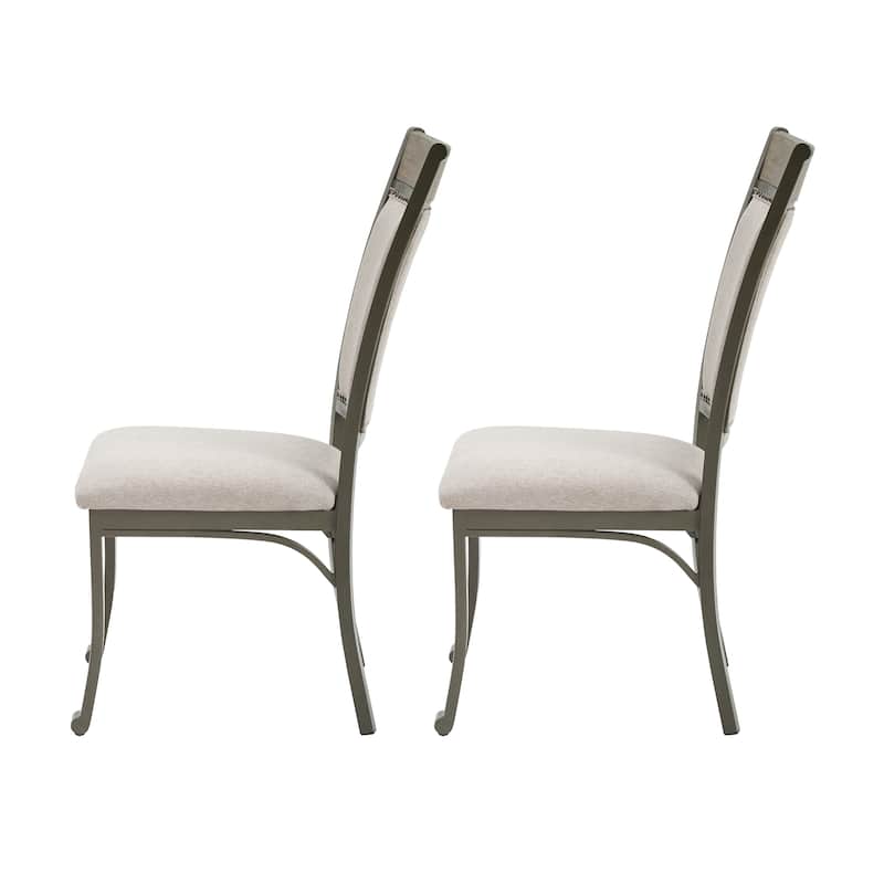 Linon Franklin Industrial Side Chair (Set of 2) - Overstock - 37421013