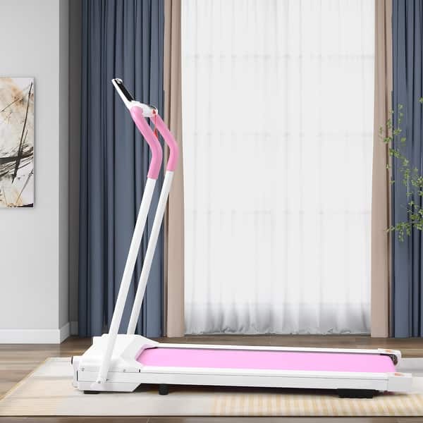 Folding Portable Pink Electric Motorized Treadmill Running Machine ...