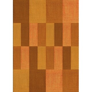 Ahgly Company Machine Washable Transitional Neon Orange Area Rugs - Bed ...