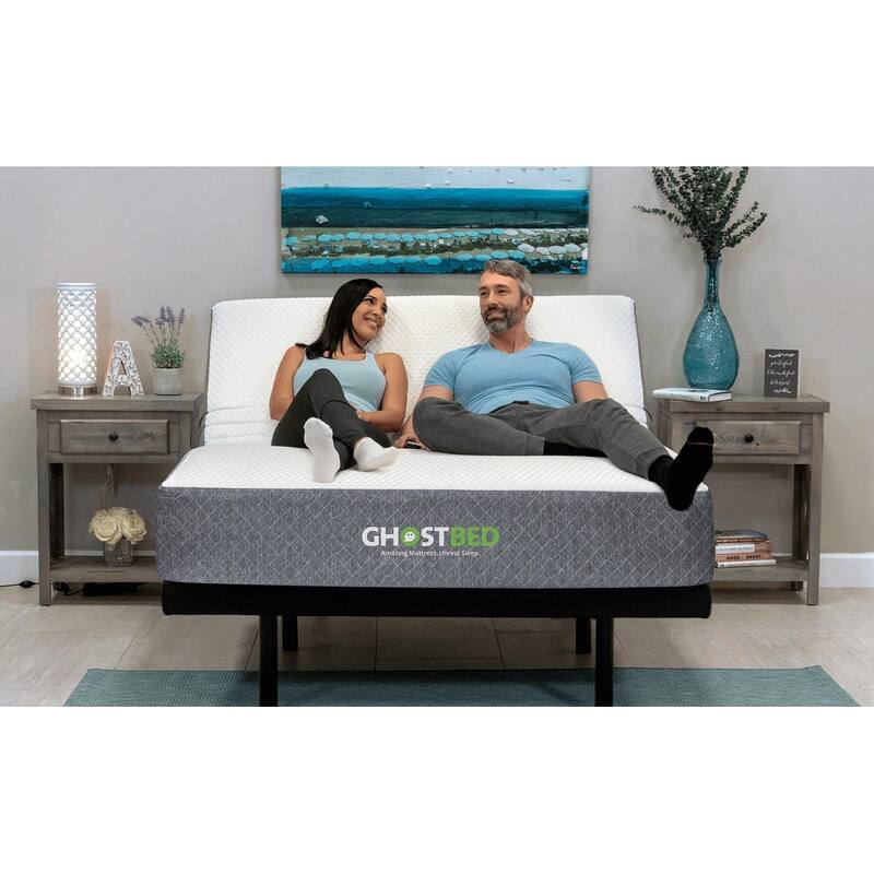 GhostBed Custom Adjustable Base with Remote Control - Overstock - 33818962