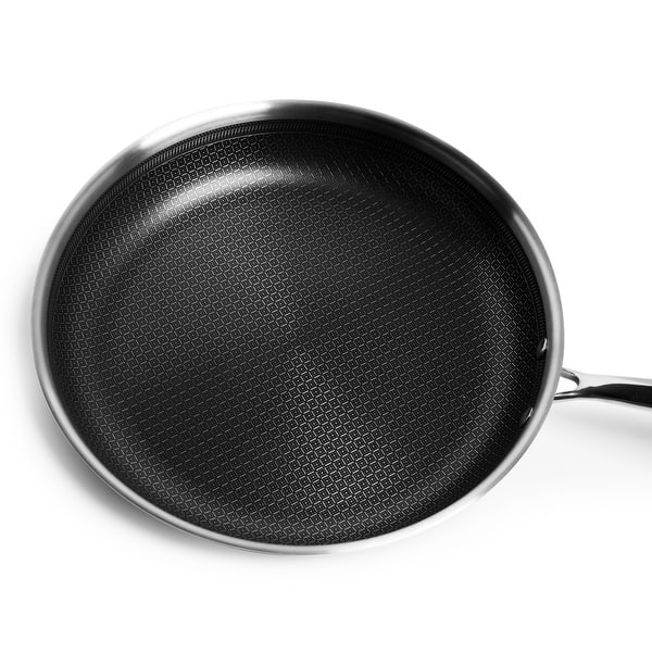 Lexi Home Tri-ply Stainless Steel Scratch Resistant Nonstick Frying Pan ...