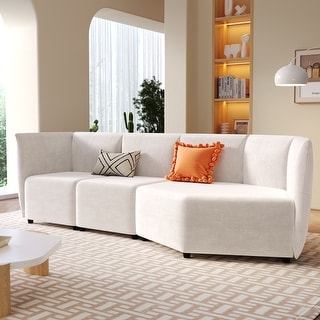 Geometric Sofa Set with Adjustable Back and Free Combination - Bed Bath ...