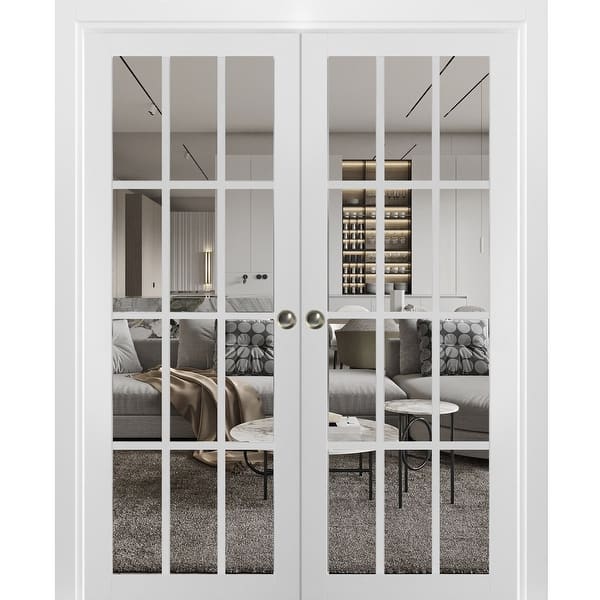 Double Pocket Doors With Glass