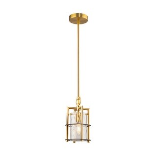 Artcraft Burford - 1-Light Pendant - Brass/Black - Bed Bath & Beyond ...