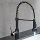 LED Lever Kitchen Faucet with Pull Down Sprayer and Single Handle - Bed ...