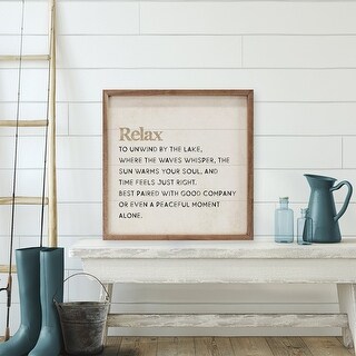 Relax At The Lake Definition - Bed Bath & Beyond - 42710408