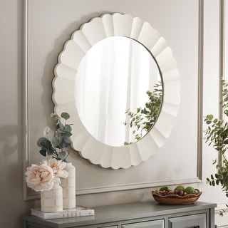 SAFAVIEH Nooa 36-inch Round Decorative Accent Wall Mirror - 36Wx1Dx36H ...